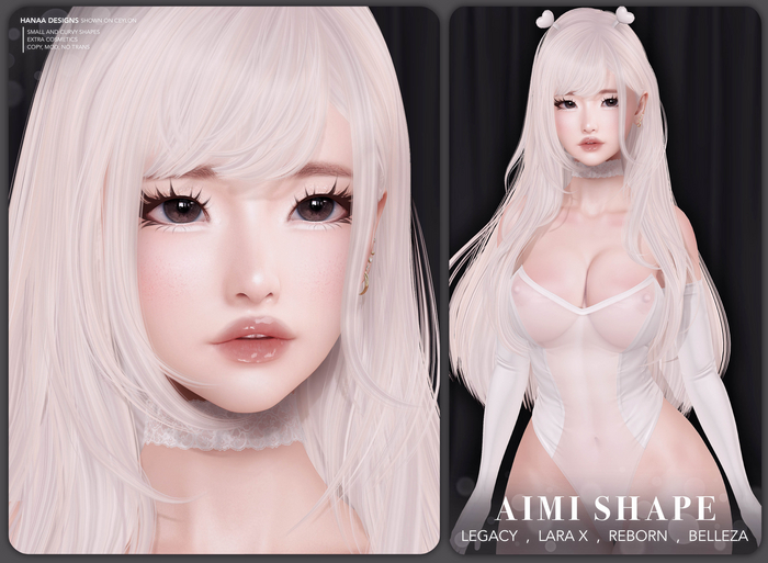 Second Life Marketplace - Aimi Shape | Lelutka Ceylon [Evo X]